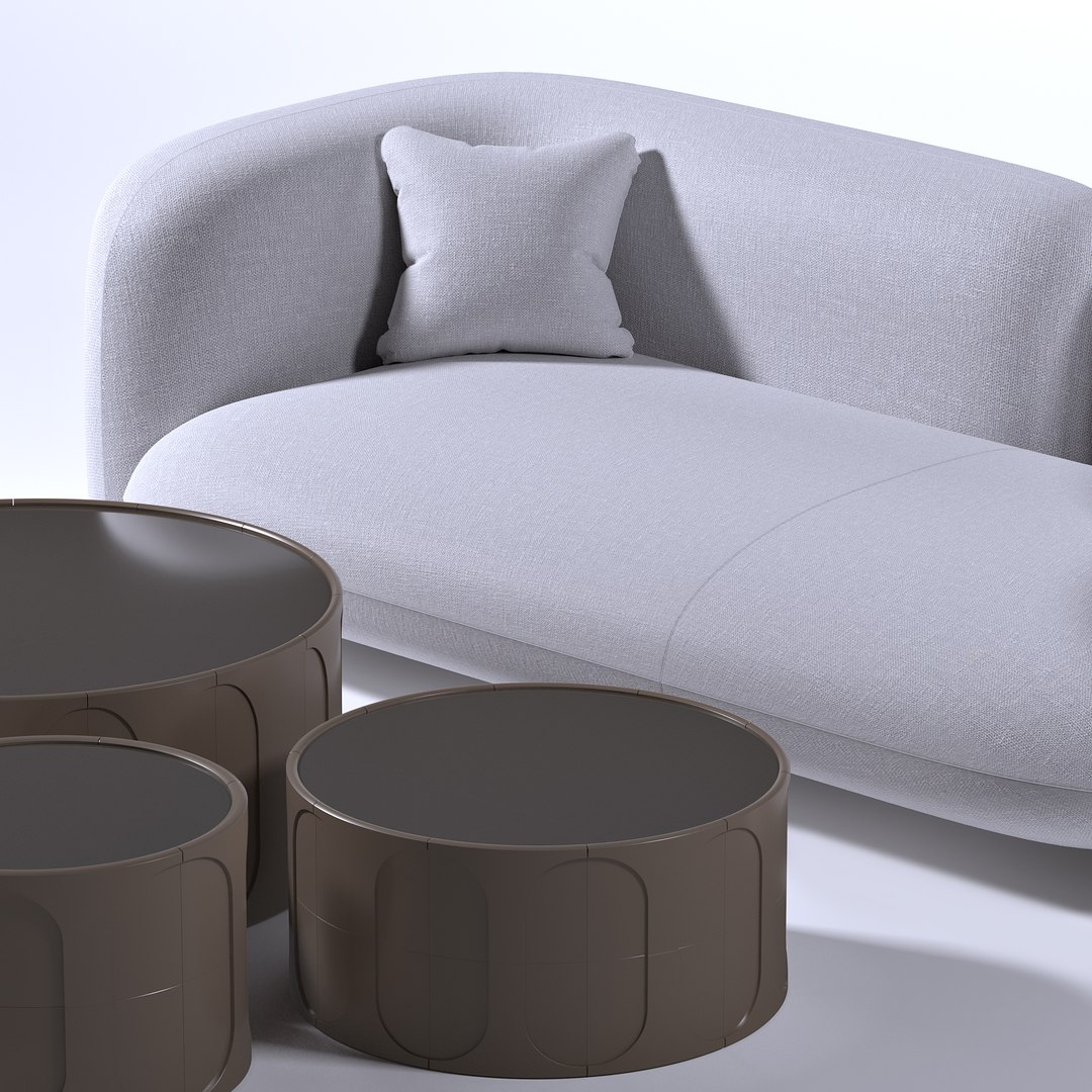 Freeform Sofa 3D Model - TurboSquid 2010773