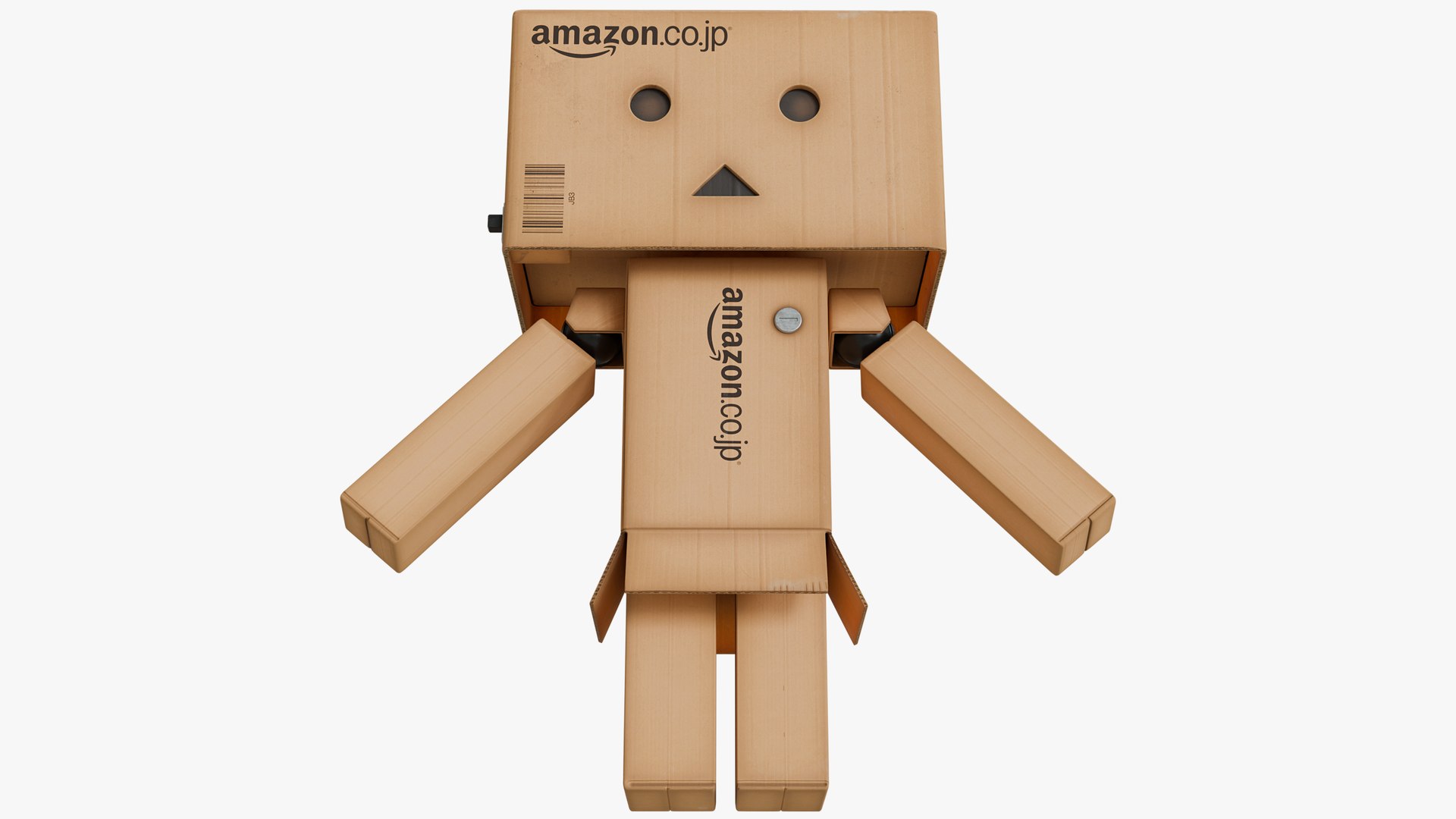 Realistc Danbo Amazon Cardboard Box 3D - TurboSquid 2329894