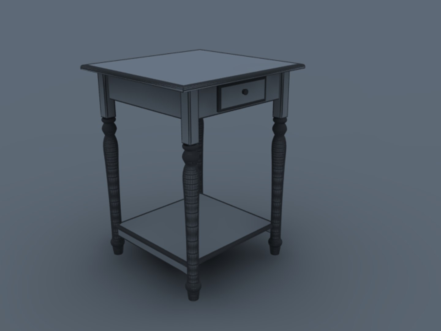 Desk Phone Coffee Table 3d Model