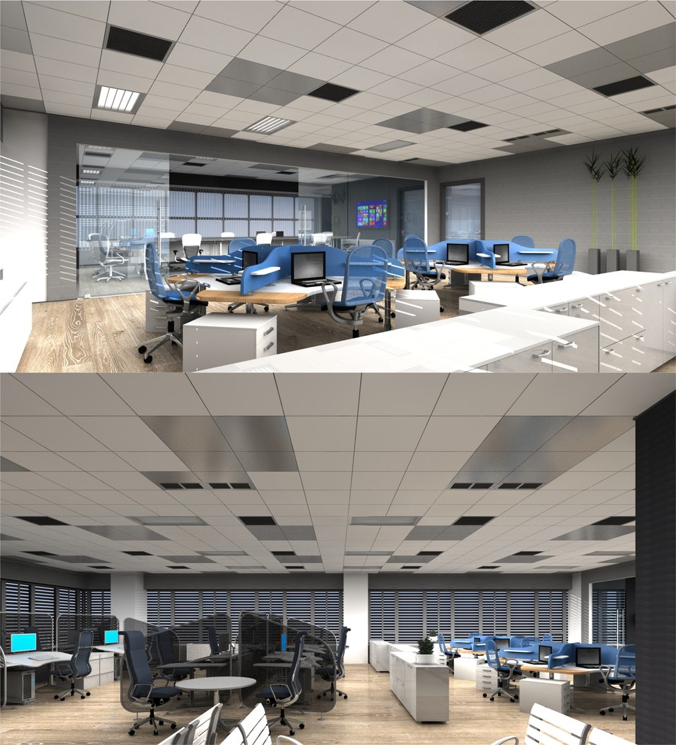 3d-scenes - Office 01 3D Model - TurboSquid 1420298