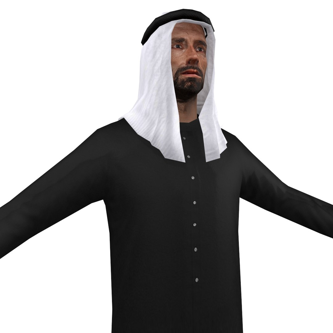 arab man 3d max