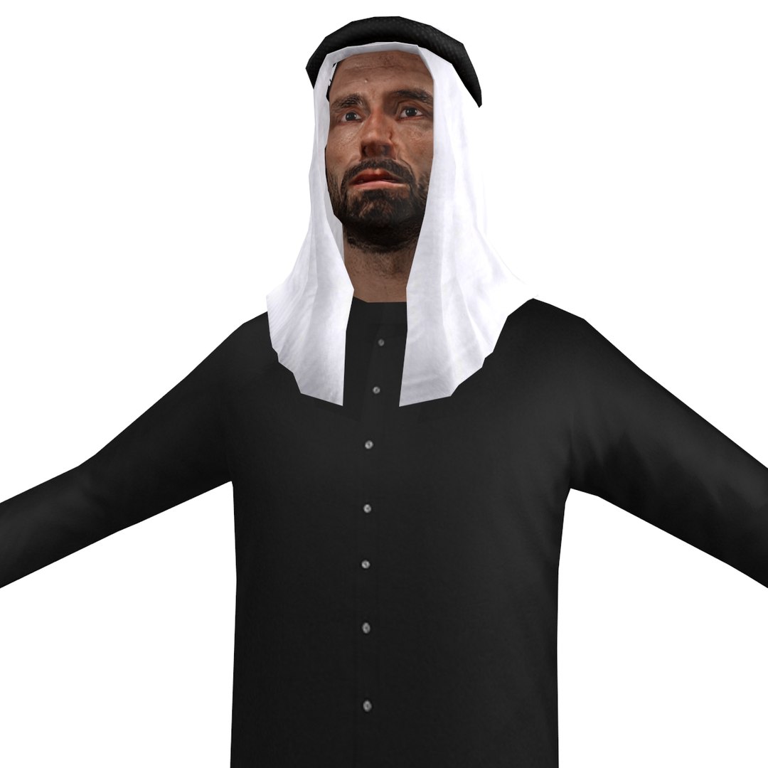 arab man 3d max