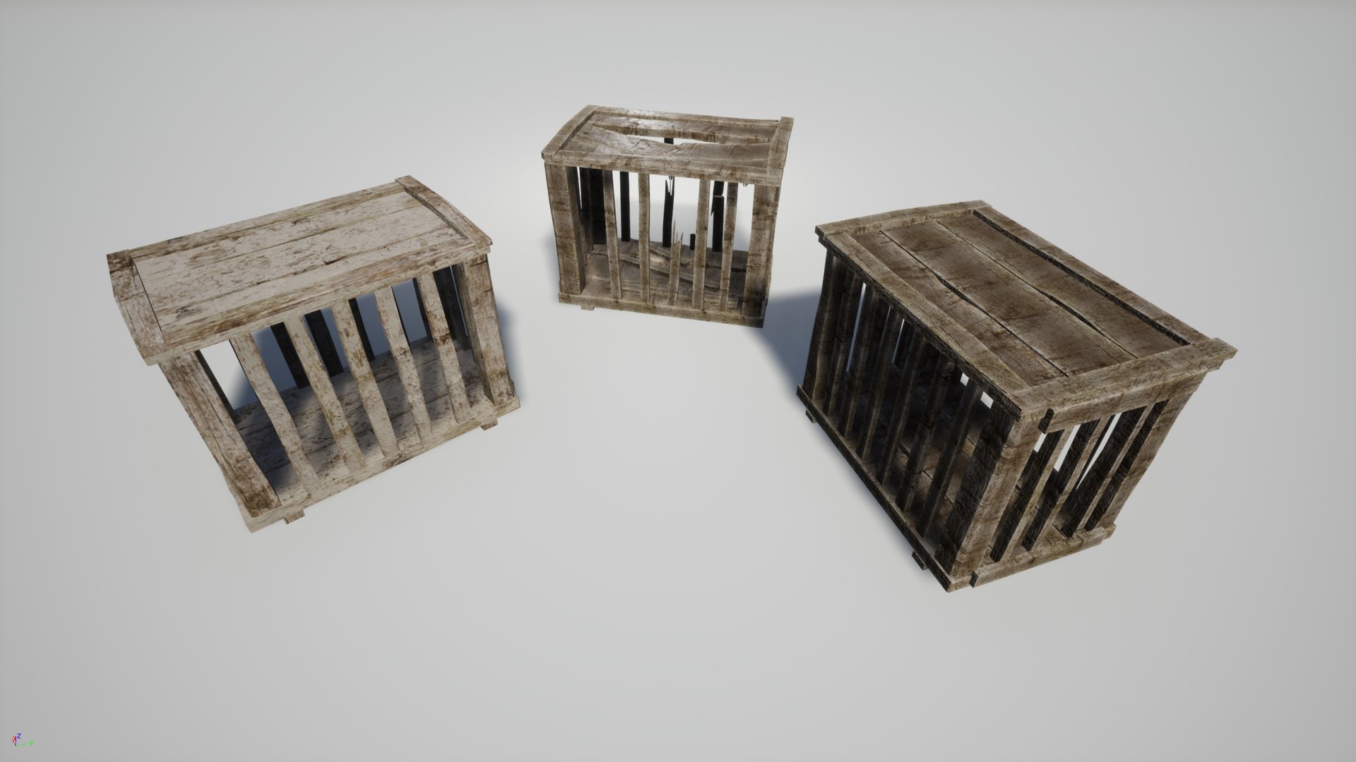 3D set cages model - TurboSquid 1480559