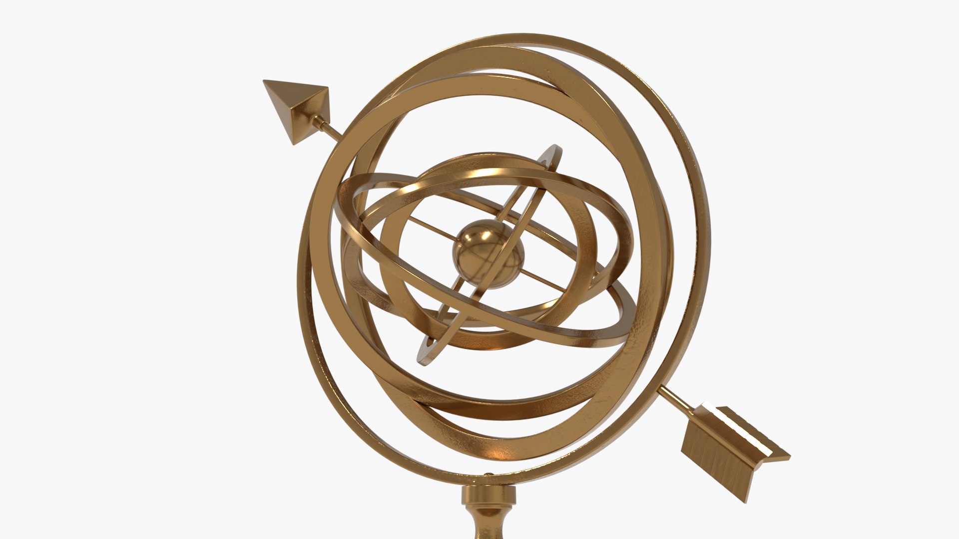 3D Model Decorative Armillary Sphere - TurboSquid 1837156