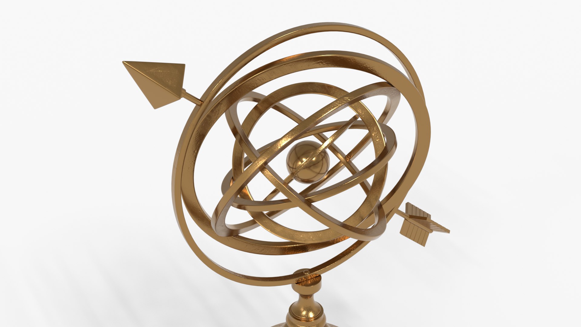 3D Model Decorative Armillary Sphere - TurboSquid 1837156