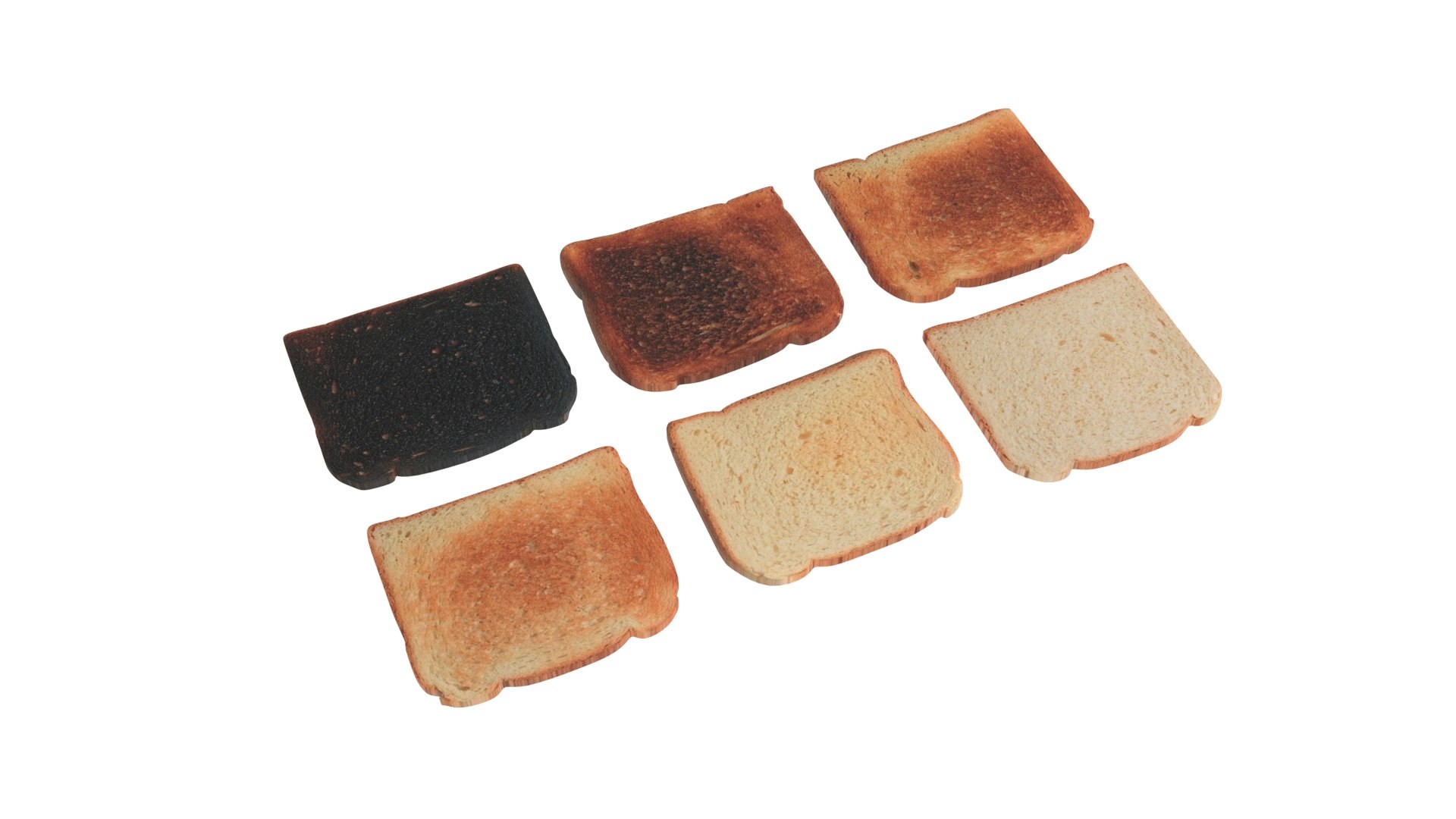 Toasts Collection Model - TurboSquid 1854608