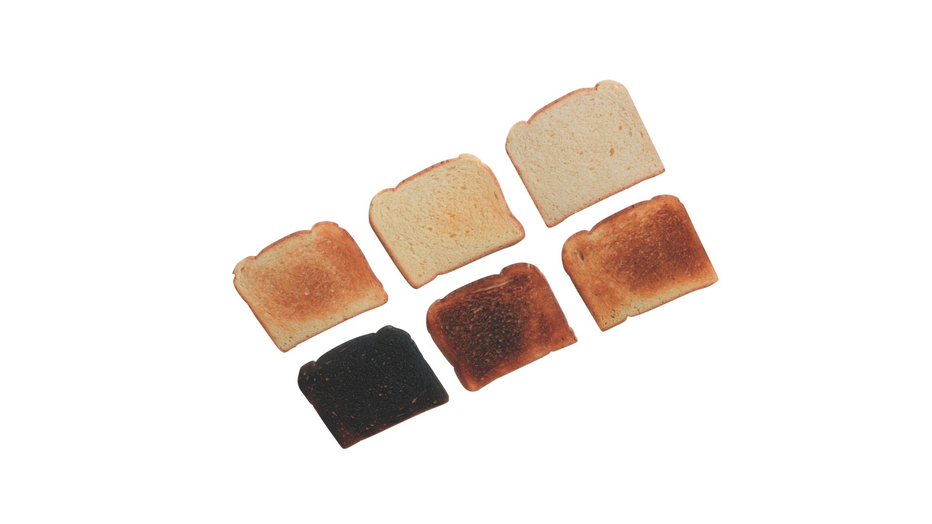 Toasts Collection Model - TurboSquid 1854608