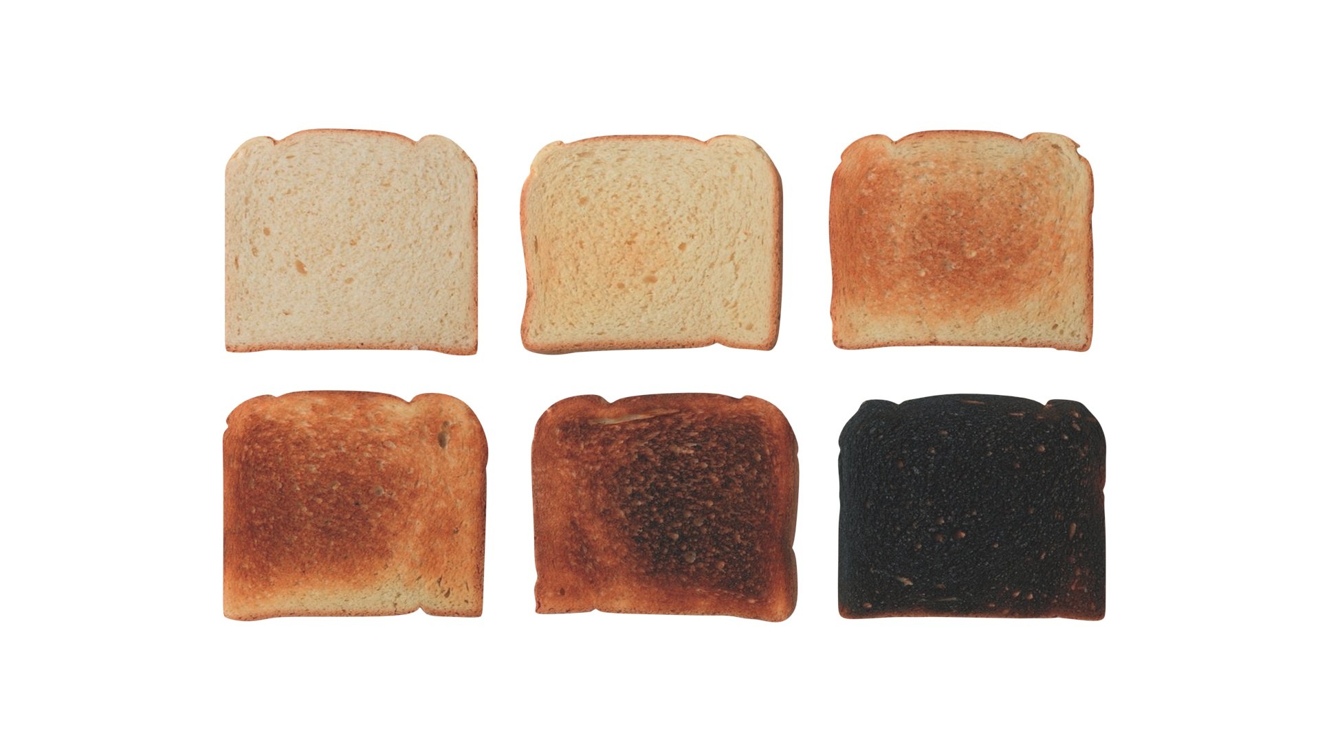 Toasts Collection Model - TurboSquid 1854608