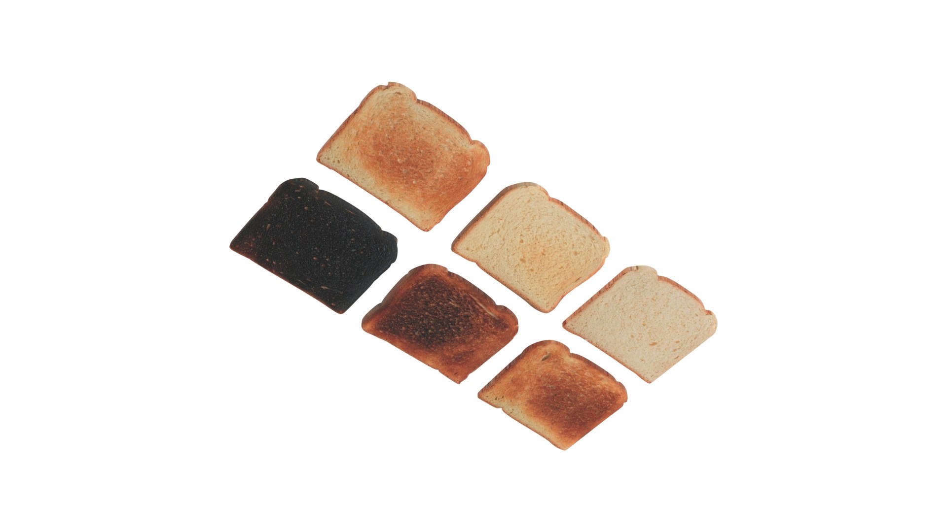 Toasts Collection Model - TurboSquid 1854608