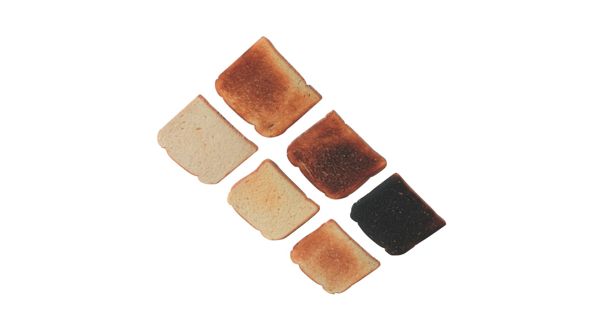 Toasts Collection Model - TurboSquid 1854608