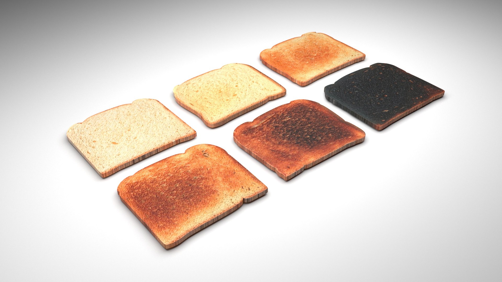 Toasts Collection model - TurboSquid 1854608