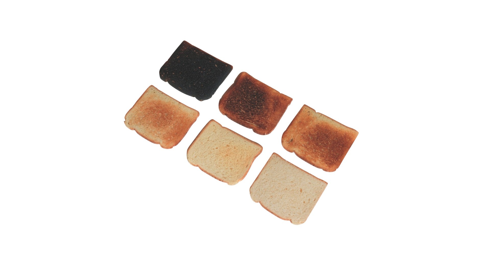 Toasts Collection Model - TurboSquid 1854608