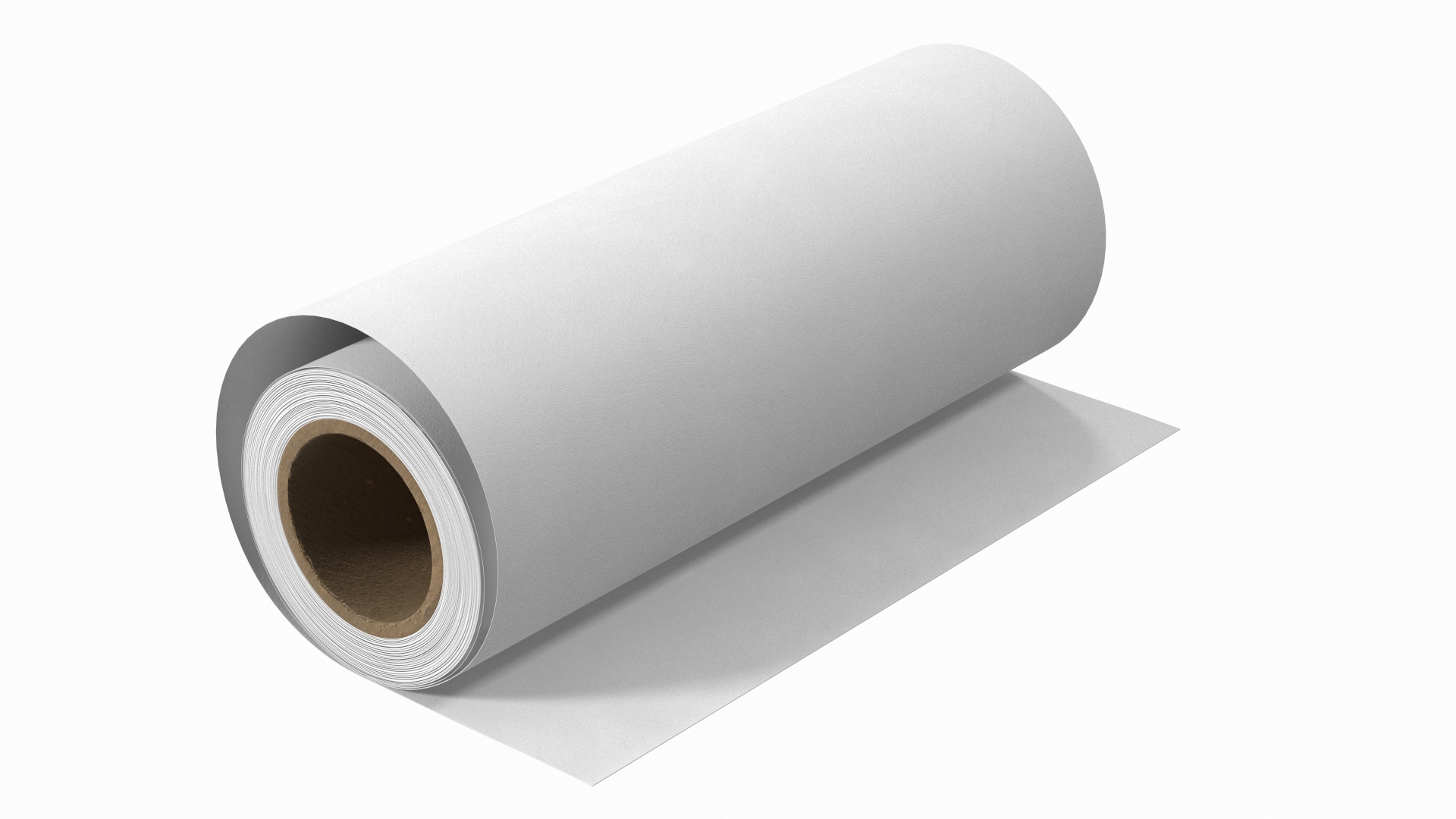 Eco White Wrapping Paper Roll 3D Model - TurboSquid 1863144
