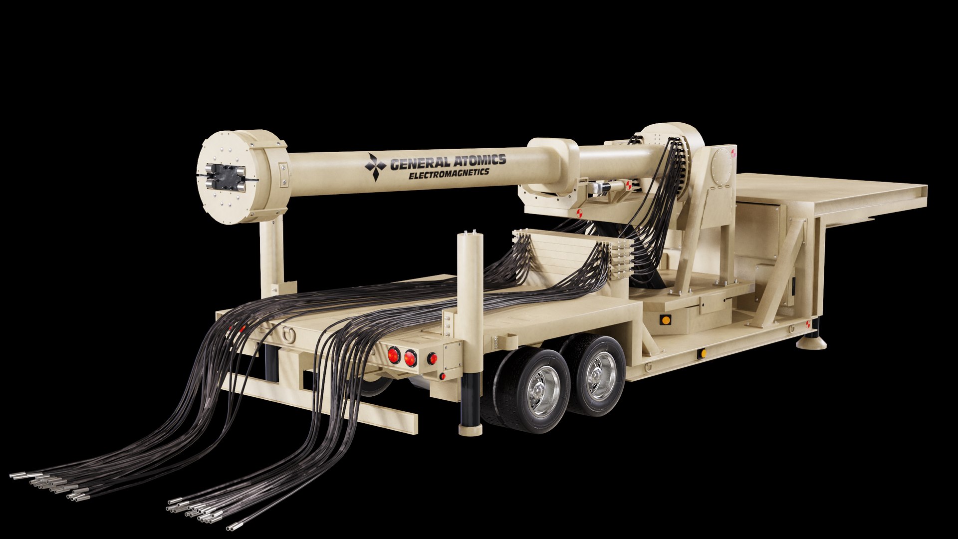 Railgun Weapon Systems General Atomics Model - TurboSquid 2060991