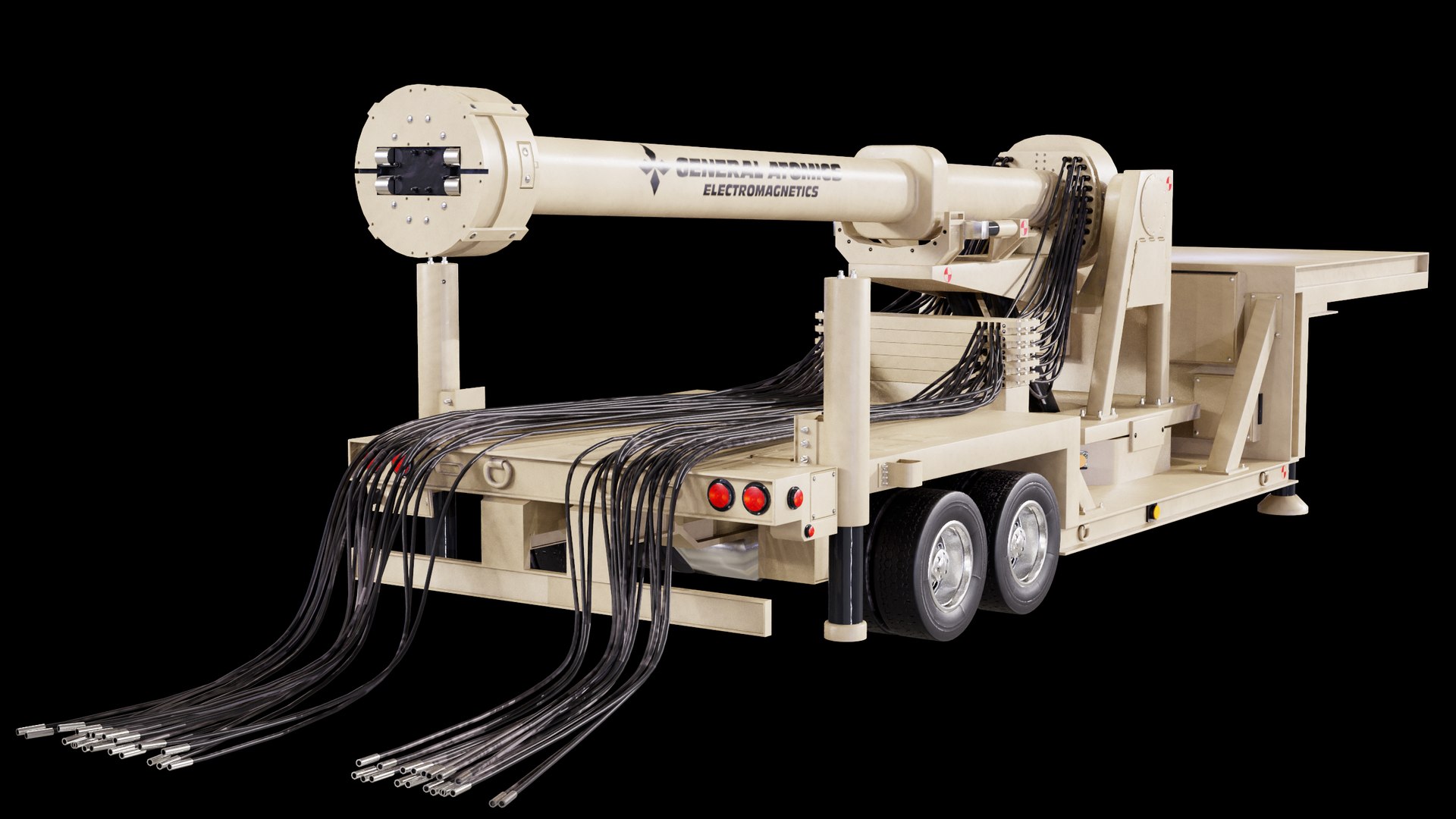 Railgun Weapon Systems General Atomics Model - TurboSquid 2060991