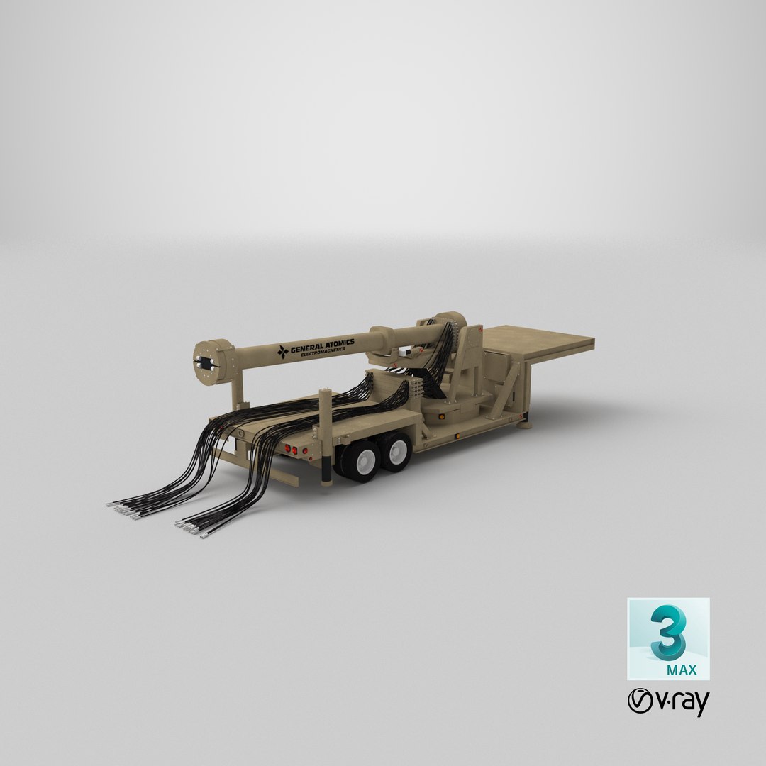 Railgun Weapon Systems General Atomics model - TurboSquid 2060991