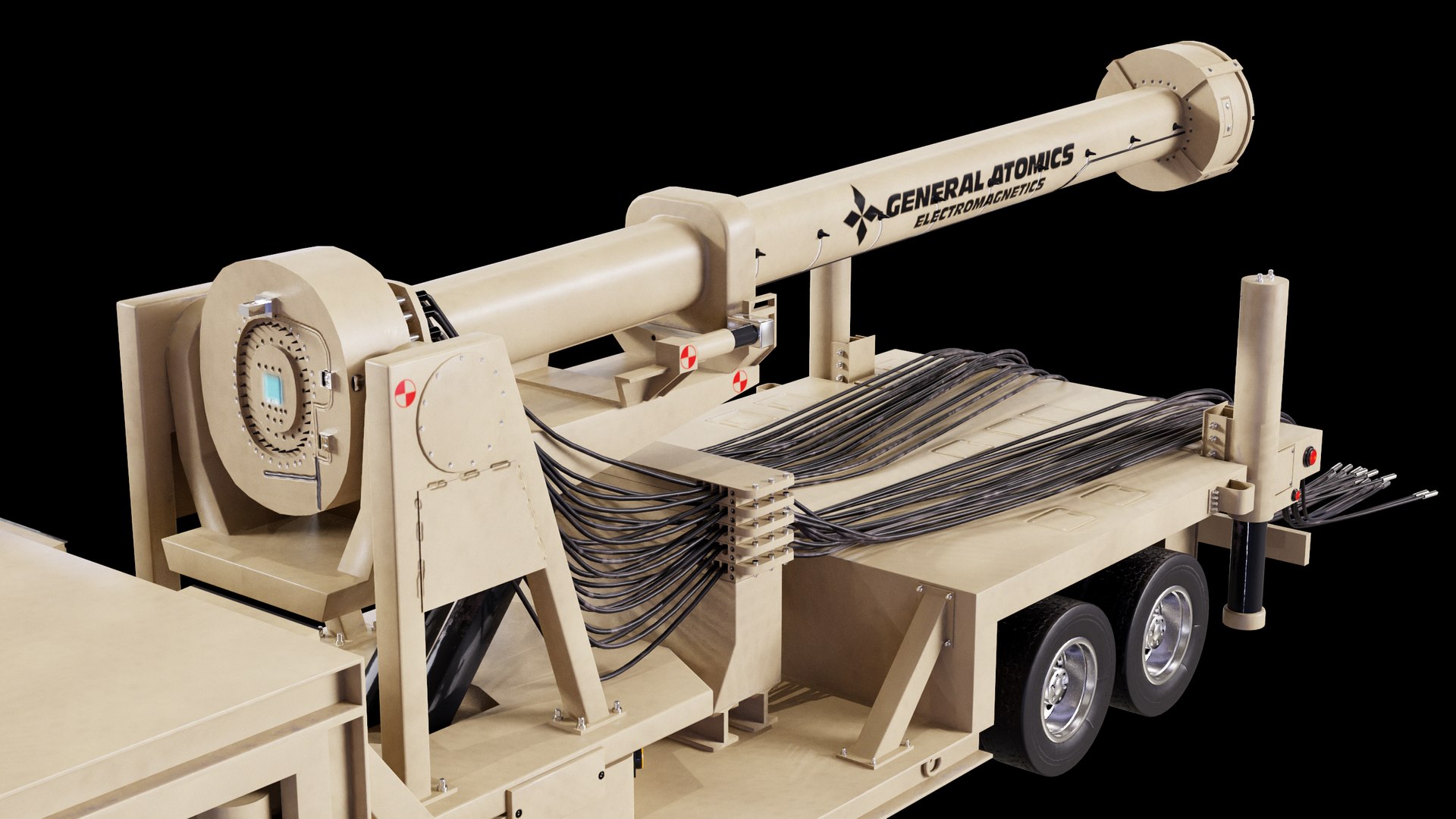 Railgun Weapon Systems General Atomics Model - TurboSquid 2060991