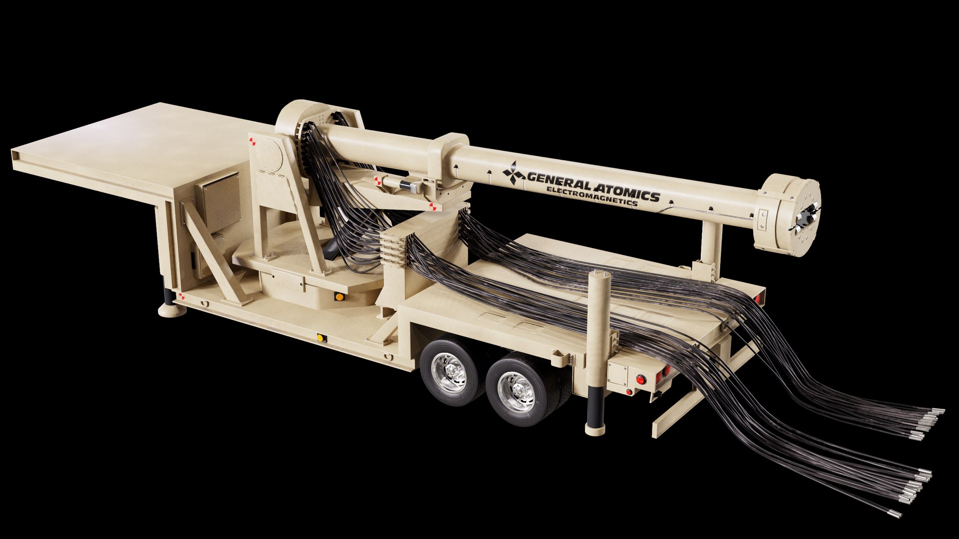 Railgun Weapon Systems General Atomics Model - TurboSquid 2060991