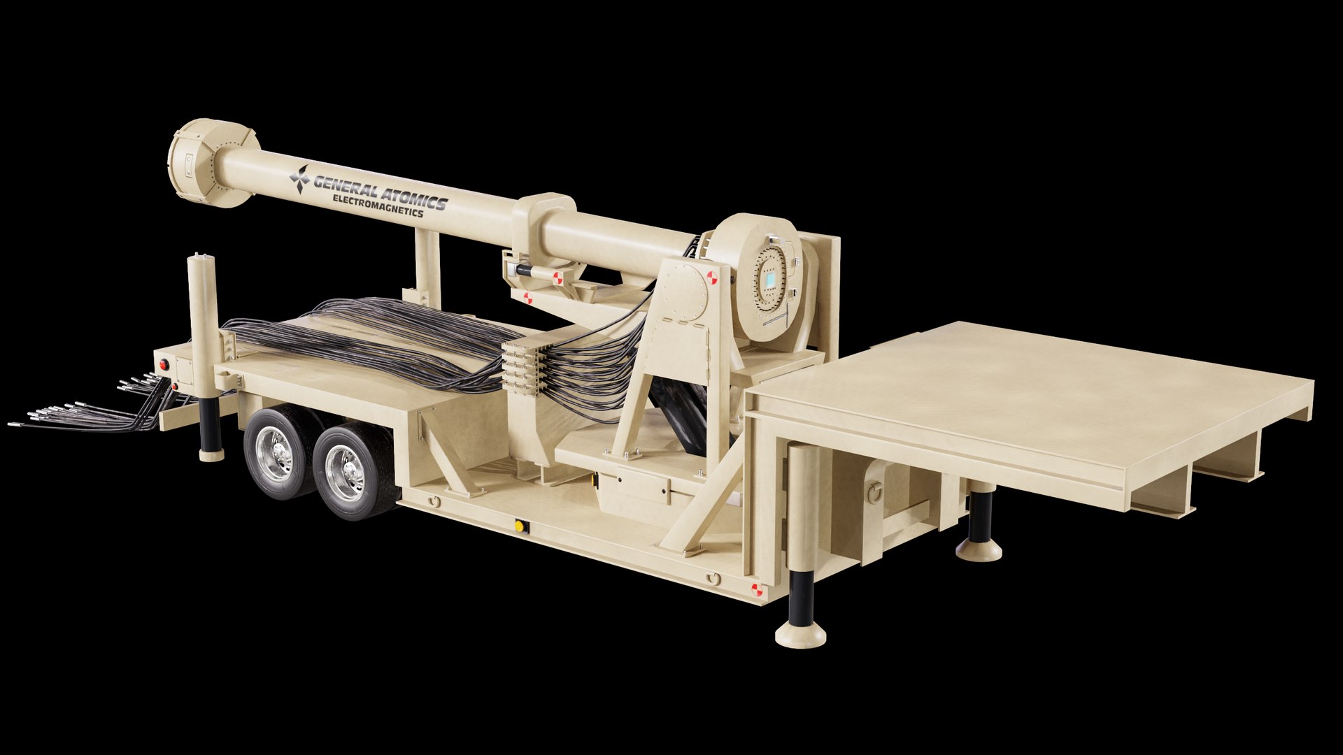 Railgun Weapon Systems General Atomics Model - TurboSquid 2060991