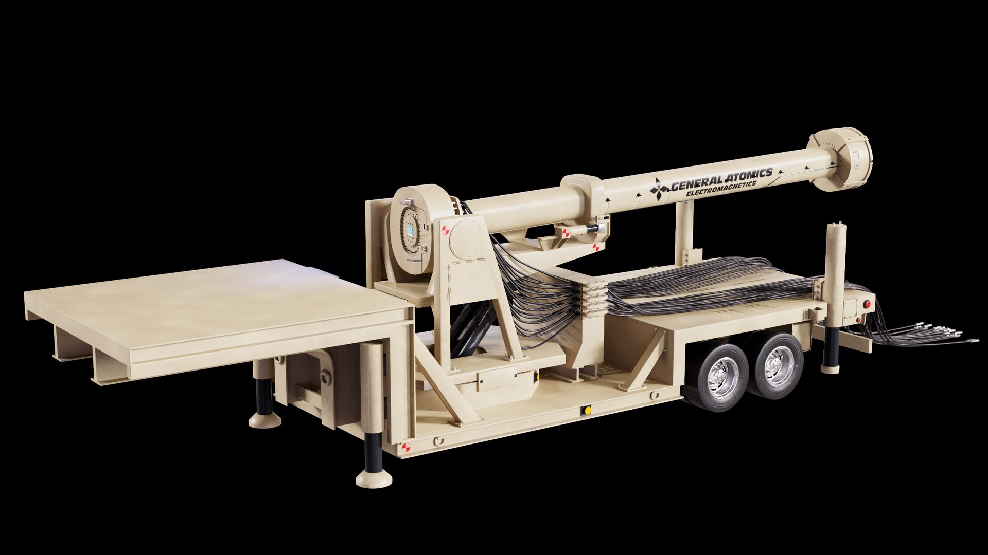 Railgun Weapon Systems General Atomics Model - TurboSquid 2060991