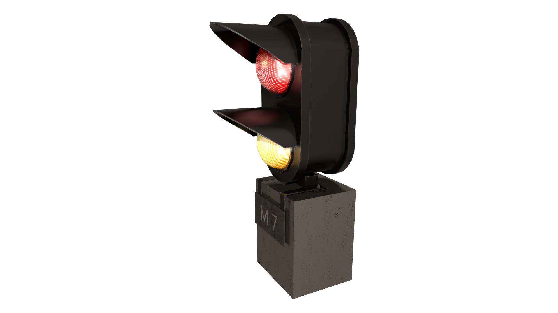 3D Dwarf Traffic Light - TurboSquid 2172660