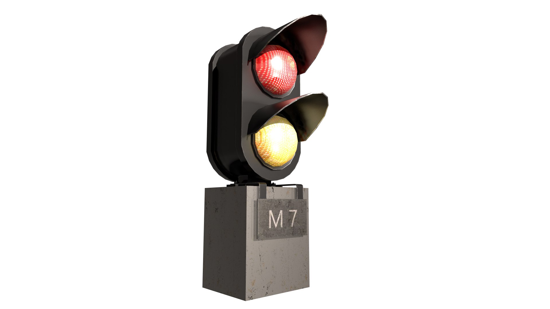 3D Dwarf Traffic Light - TurboSquid 2172660