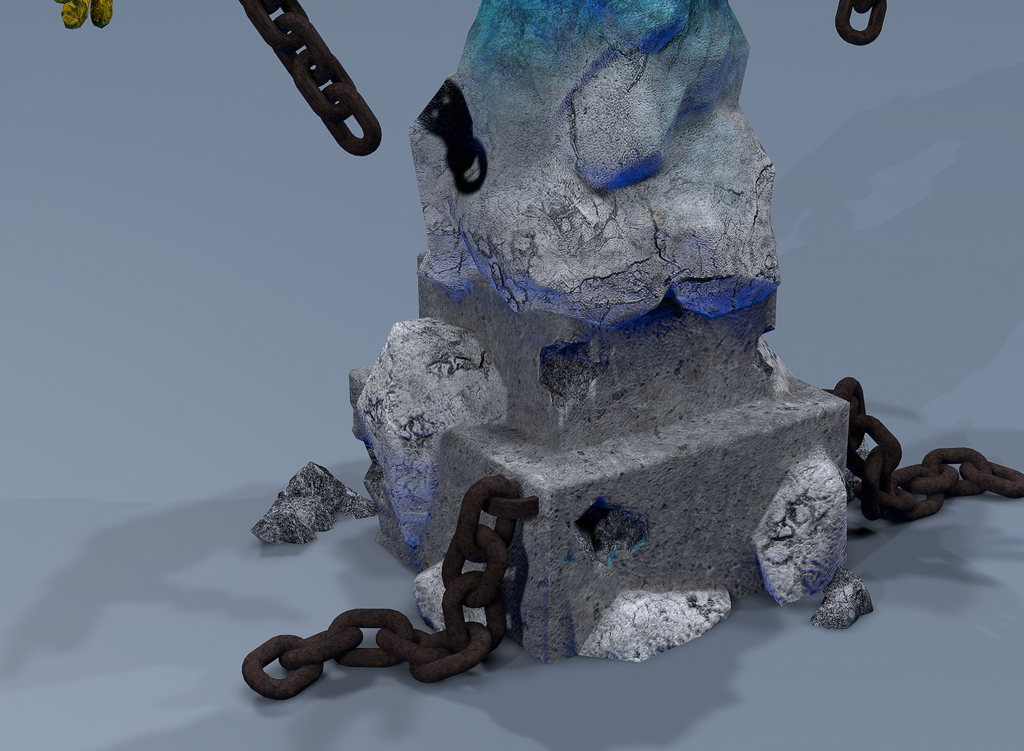 3D Concrete Monster Animations Rigged - TurboSquid 1461186