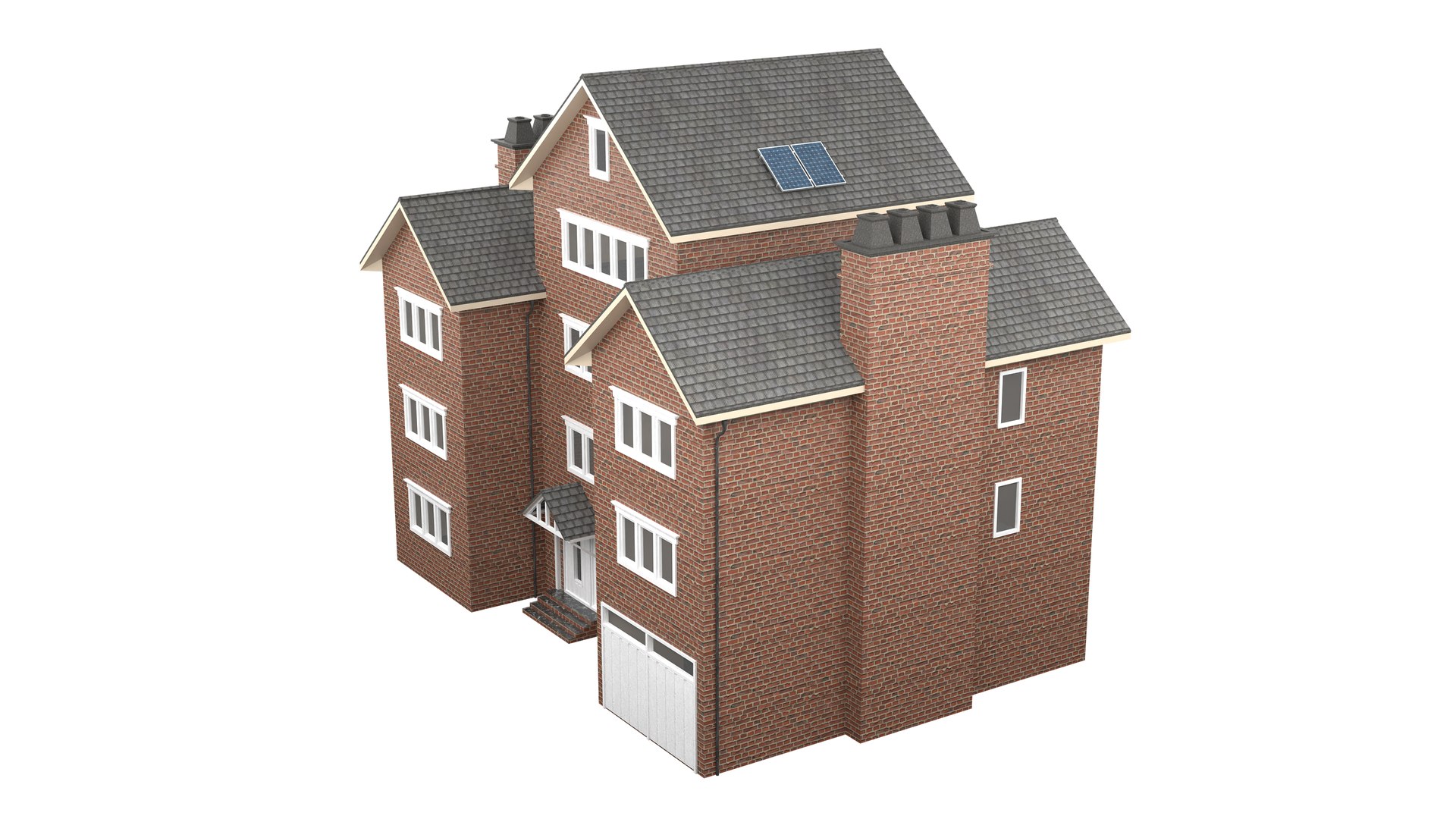 3D Model British House Design 07 - TurboSquid 2266699