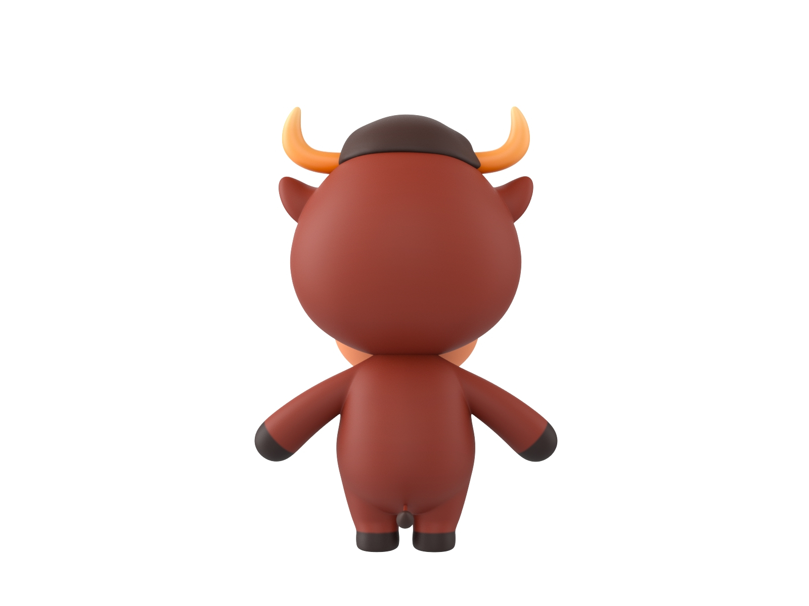 Bull character 3D model - TurboSquid 1652196