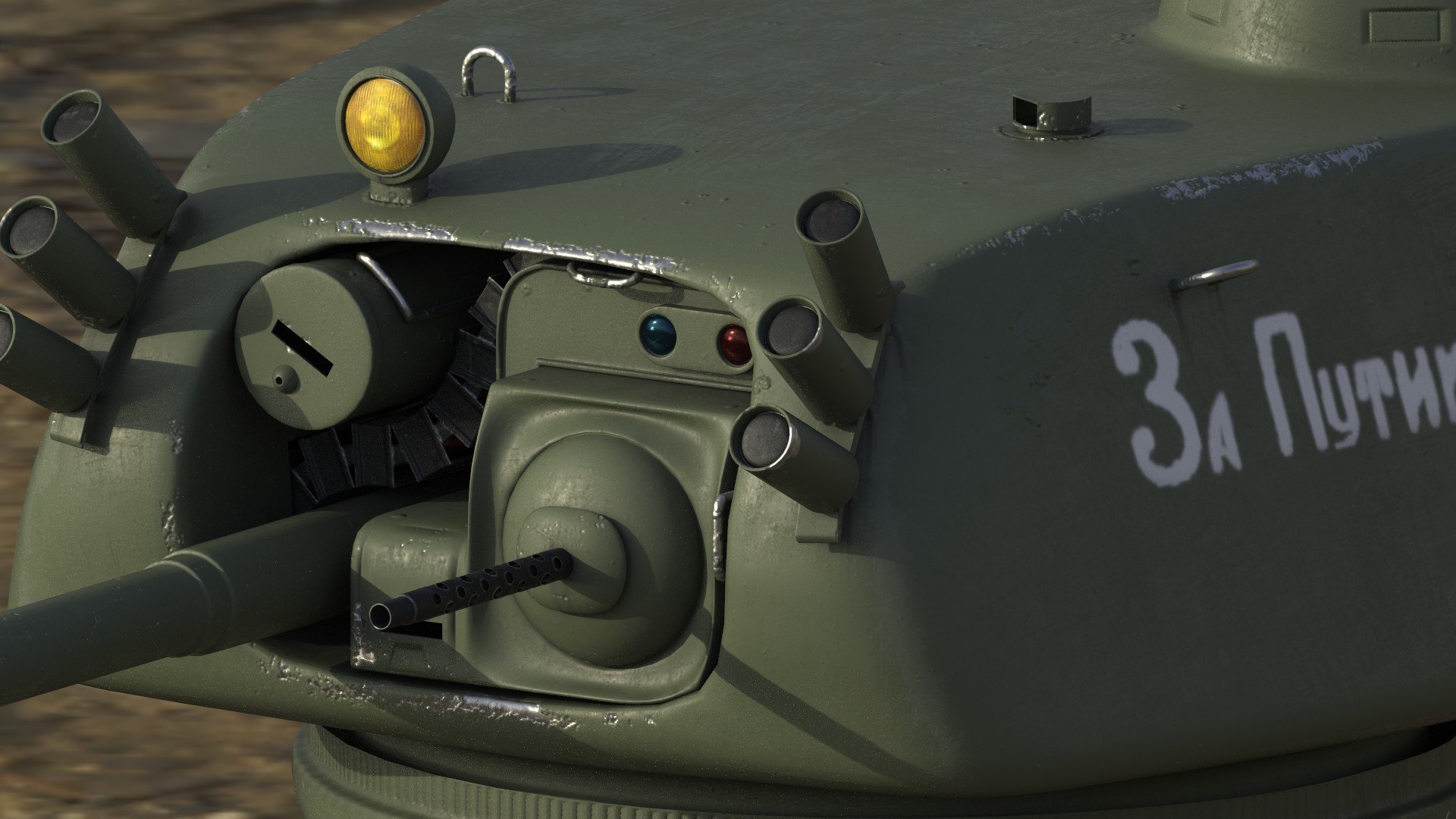 Rigged Soviet Mech 3D Model - TurboSquid 1370781