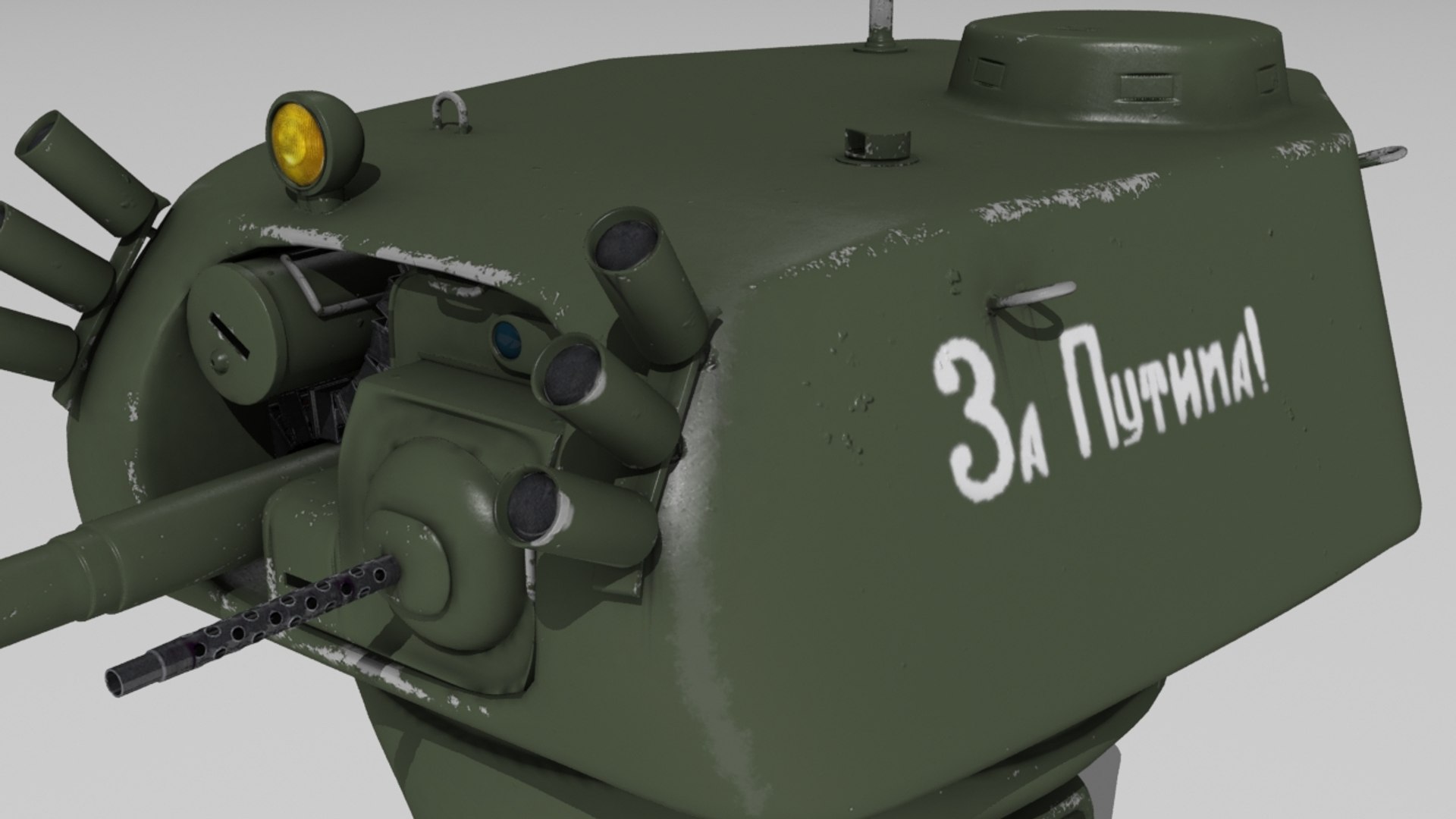 Rigged Soviet Mech 3D Model - TurboSquid 1370781