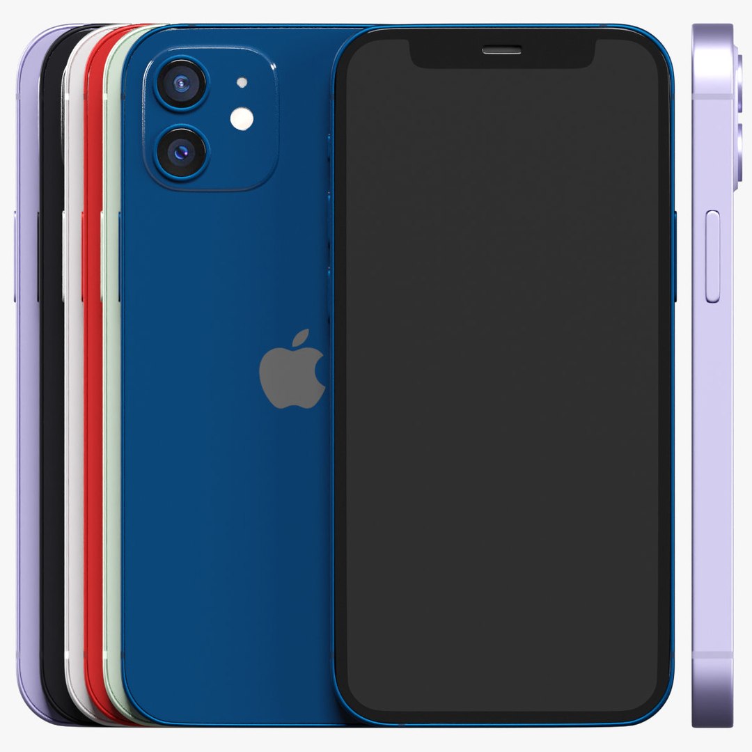 3D iPhone 12 mini All Colors Smartphone - TurboSquid 2081901