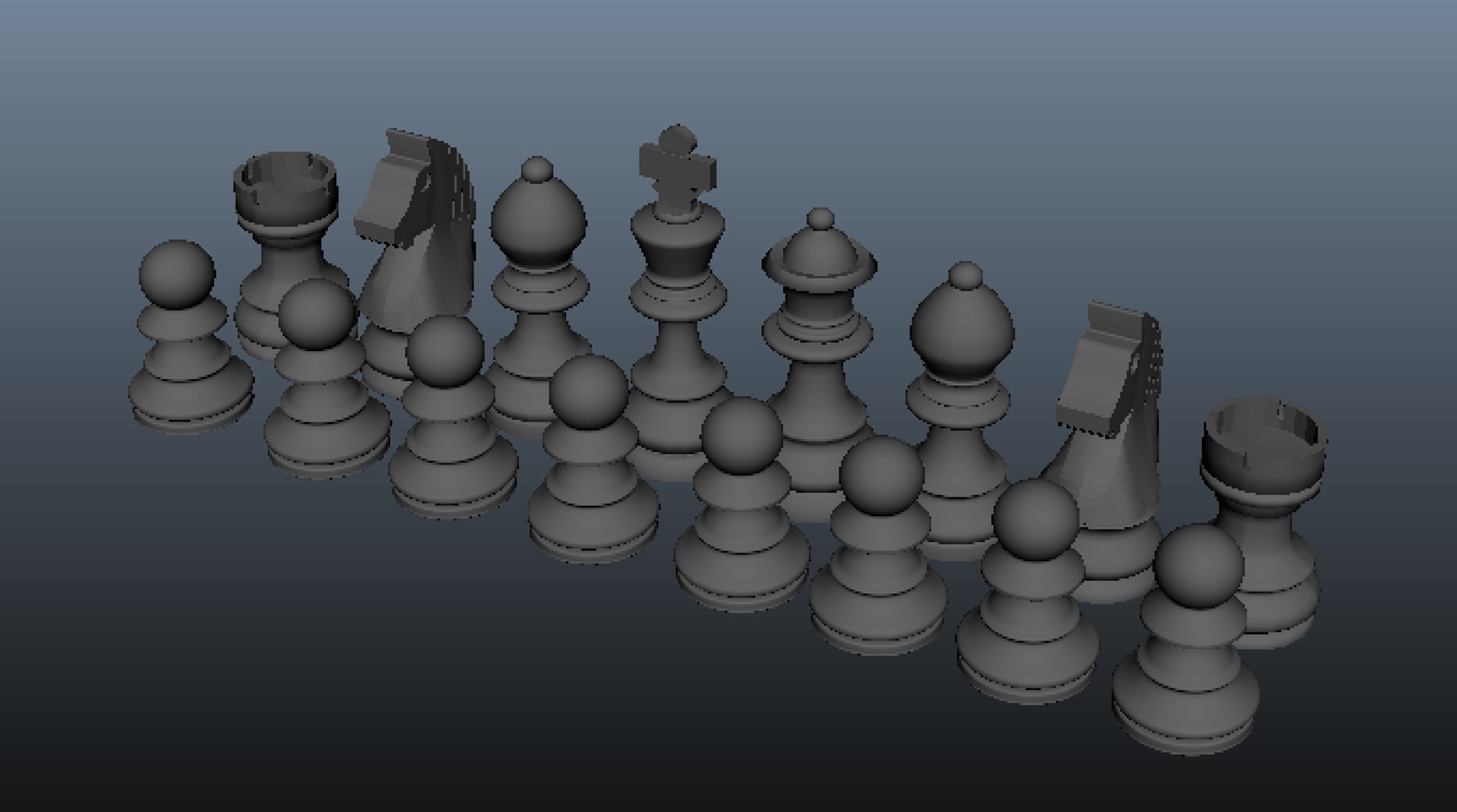 3D Chess Set Model - TurboSquid 1261466