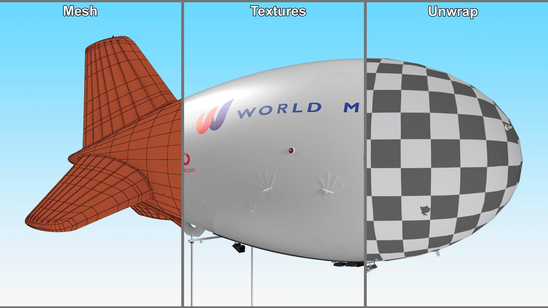 3D Internet Balloon World Mobile Model - TurboSquid 2339151
