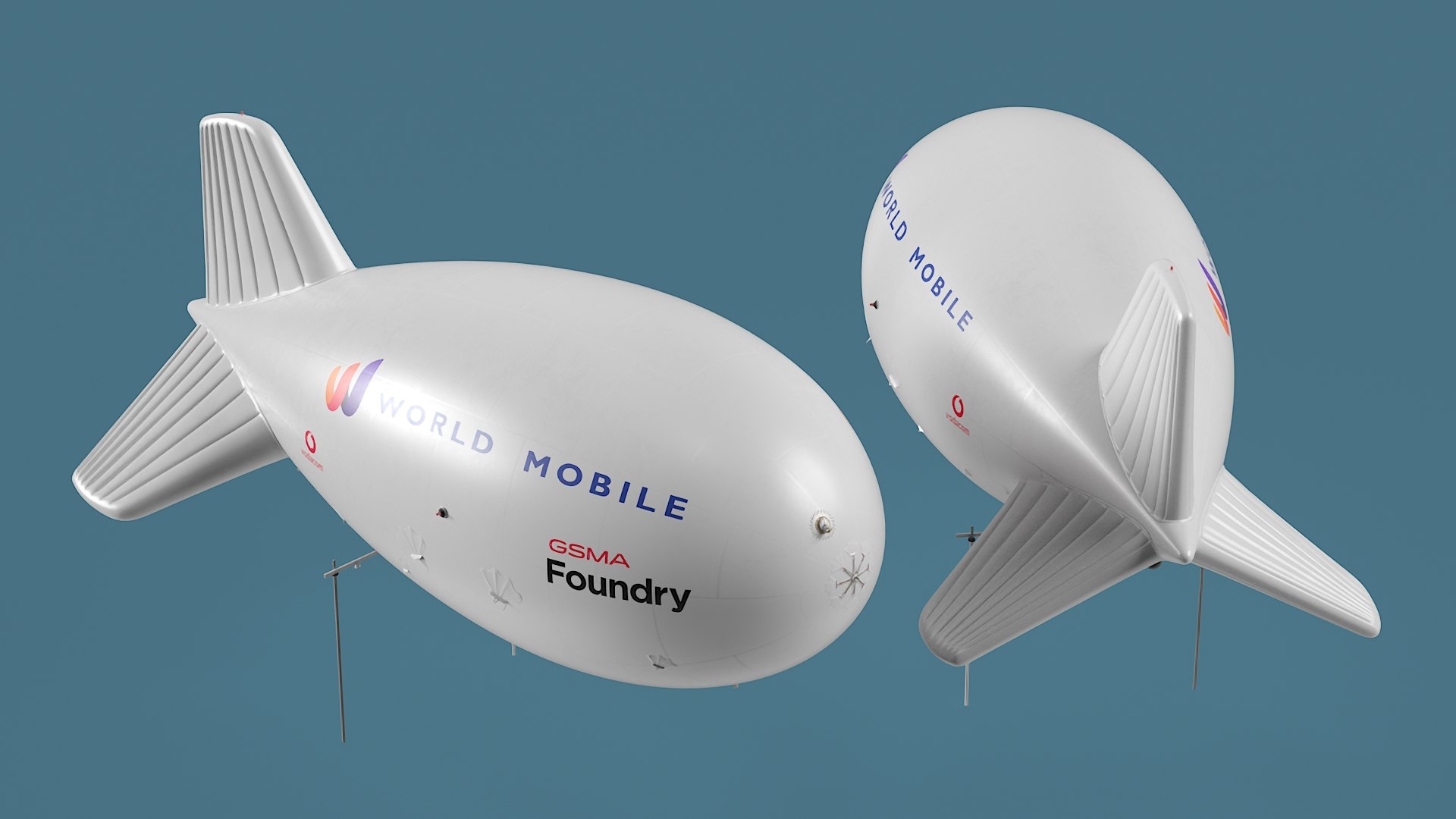 3D Internet Balloon World Mobile Model - TurboSquid 2339151
