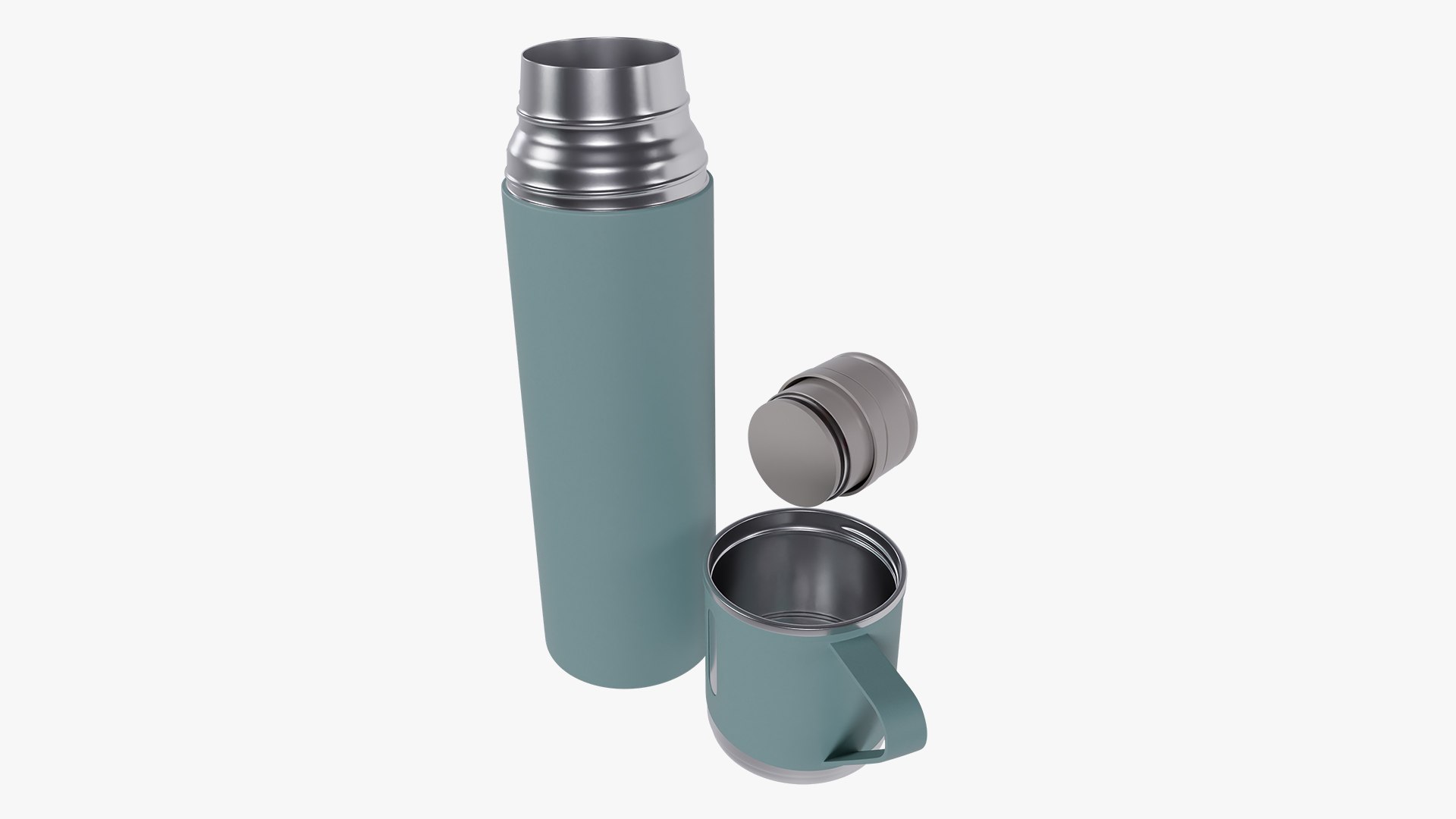 Thermos Set 3D Model - TurboSquid 2229426