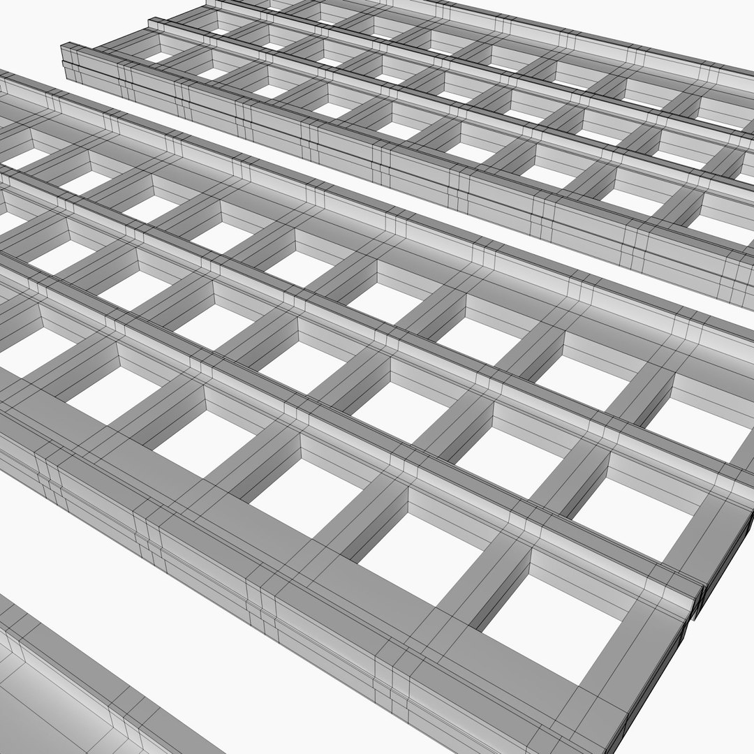 Sand Ladders Metal Walkway 3D Model - TurboSquid 1370672