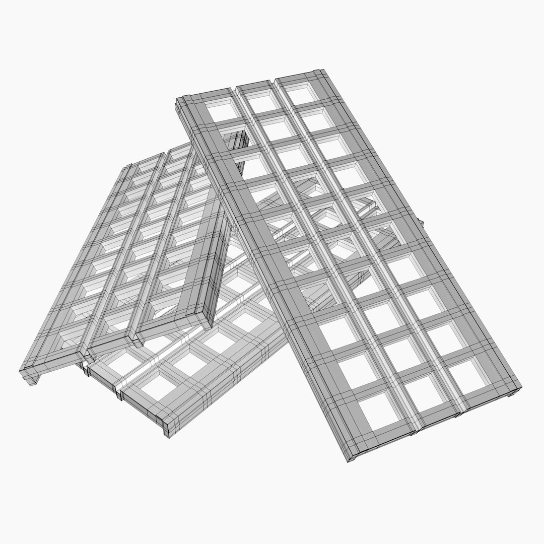 Sand Ladders Metal Walkway 3D Model - TurboSquid 1370672