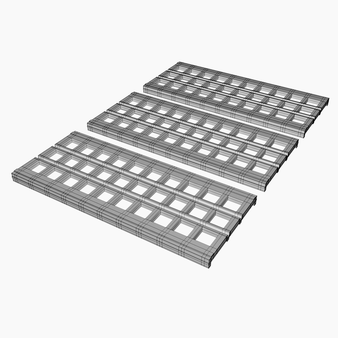 Sand Ladders Metal Walkway 3D Model - TurboSquid 1370672