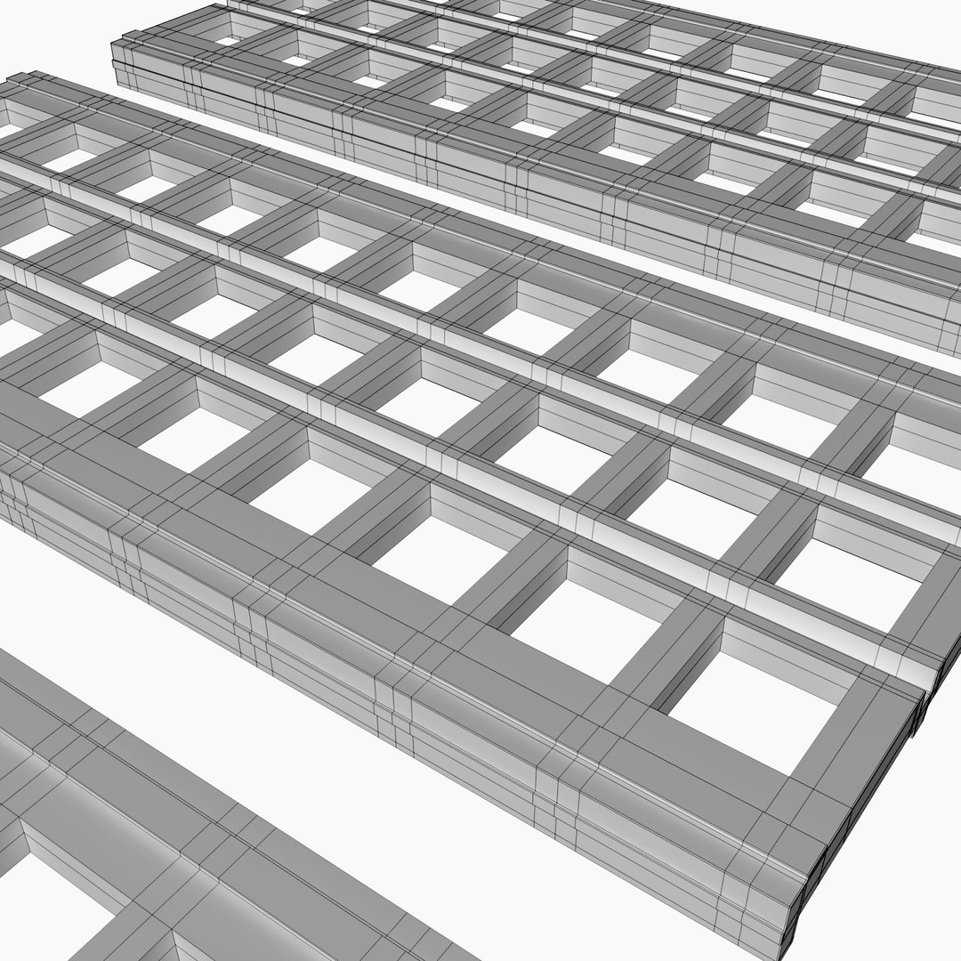 Sand Ladders Metal Walkway 3D Model - TurboSquid 1370672