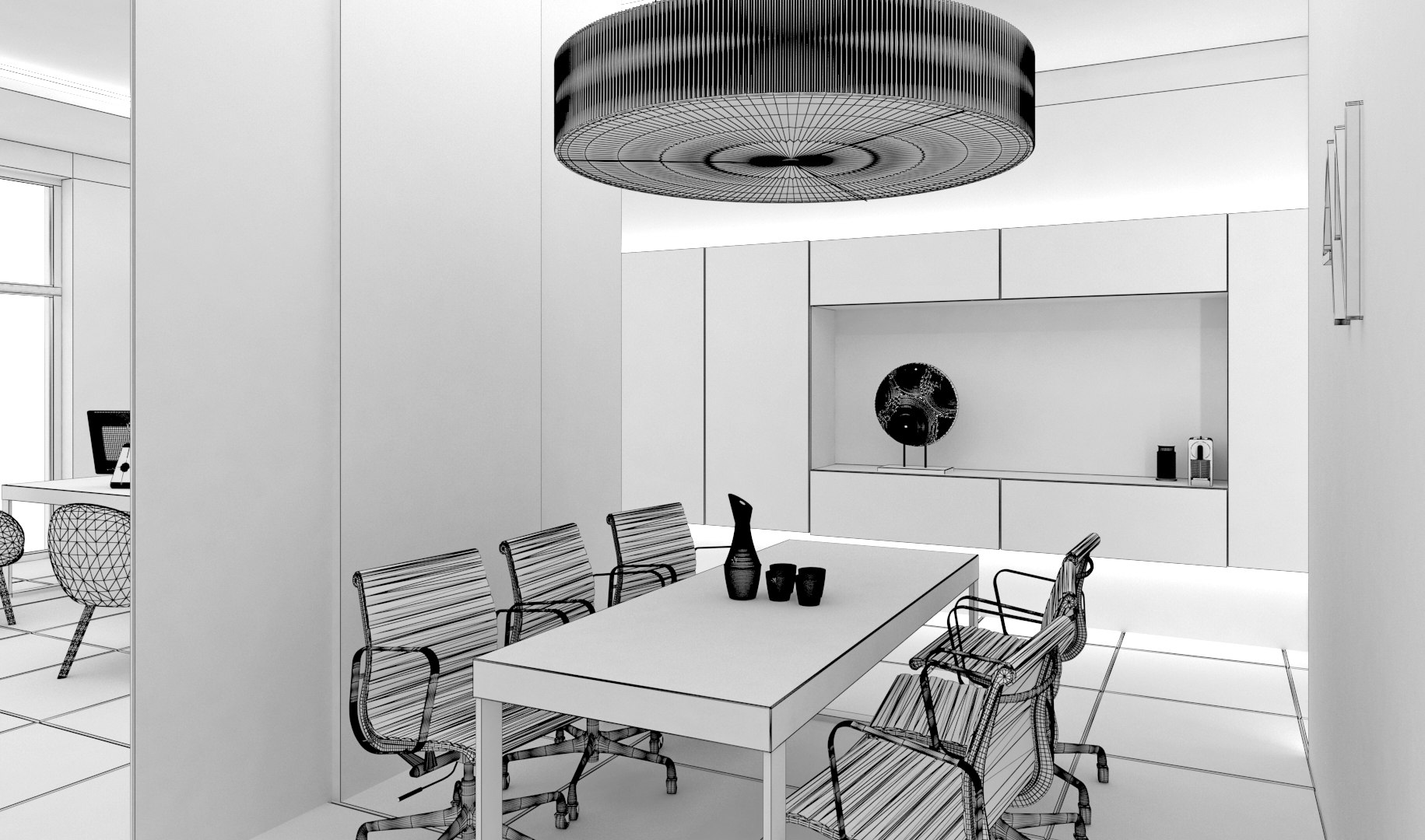 3D Small Office Interior - TurboSquid 1255148