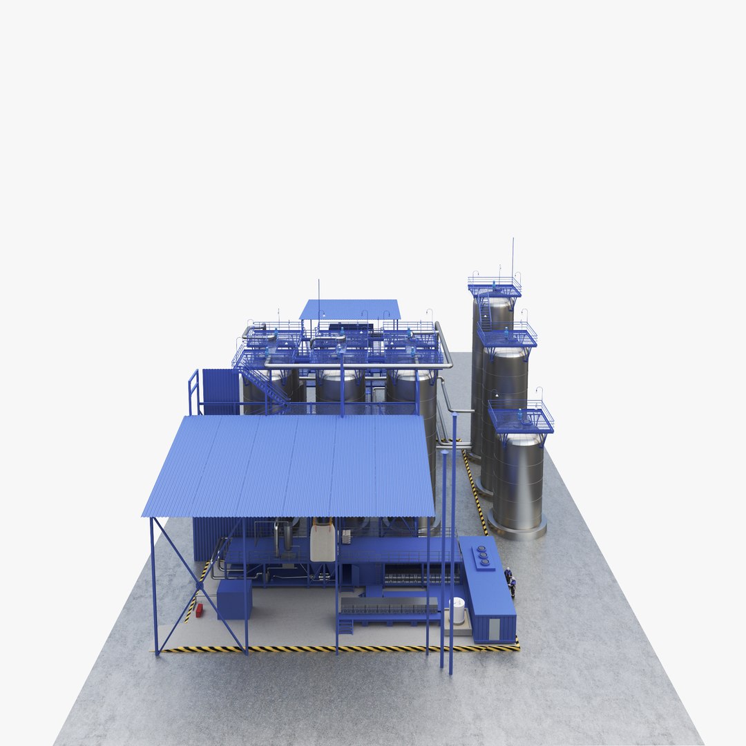 3d Model Oil Equipment