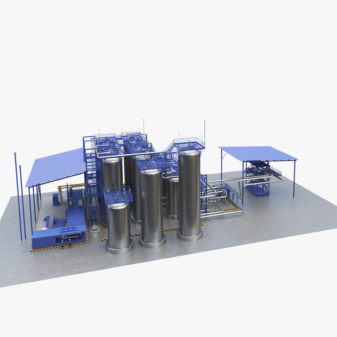 3d Model Oil Equipment