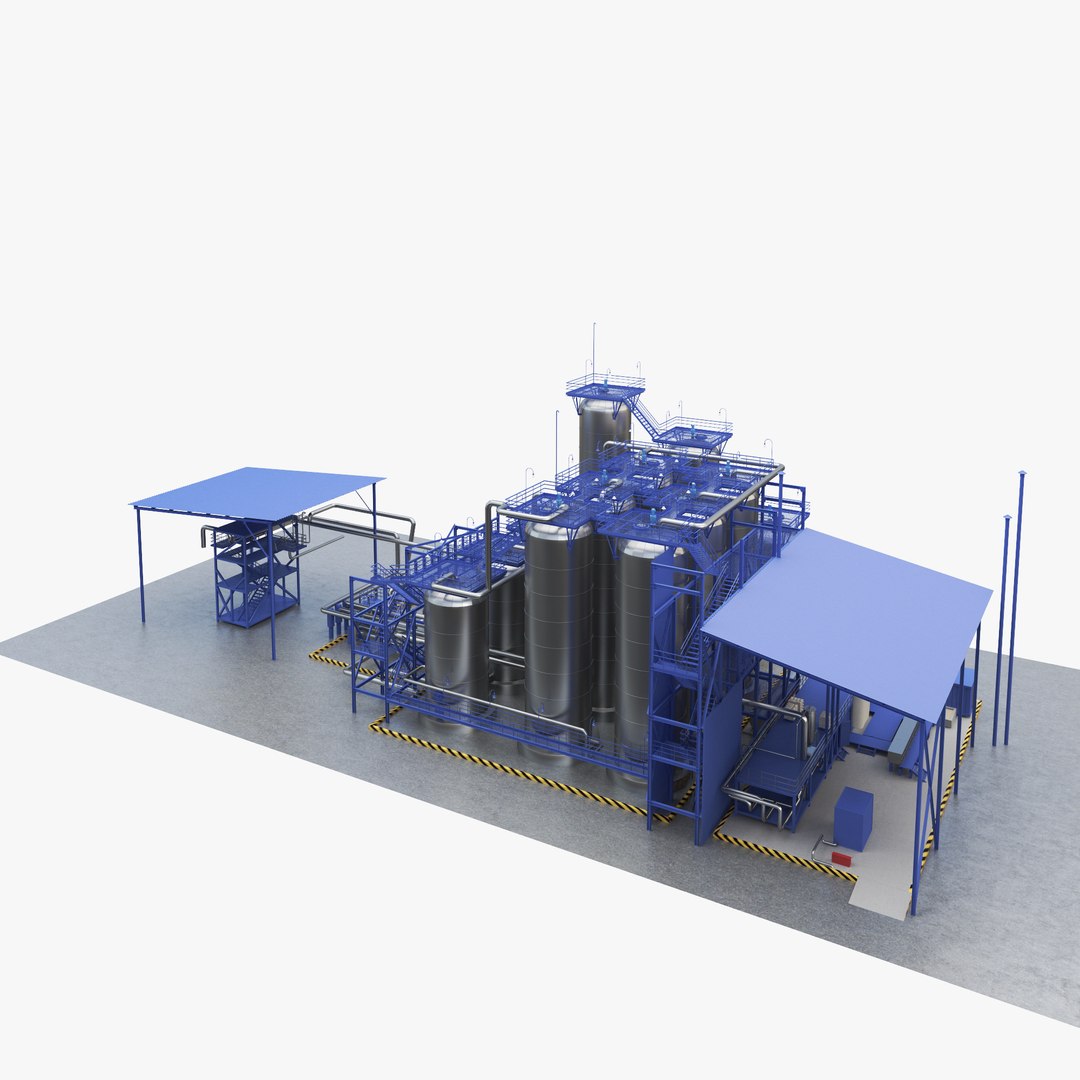 3d Model Oil Equipment