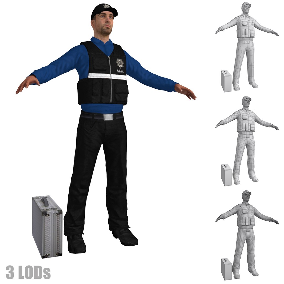 3d Model Csi Agent 3
