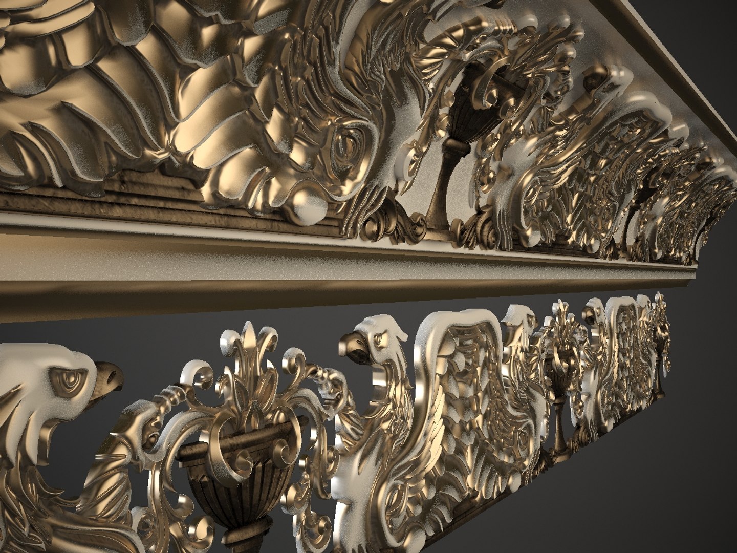 3d Cornice Model