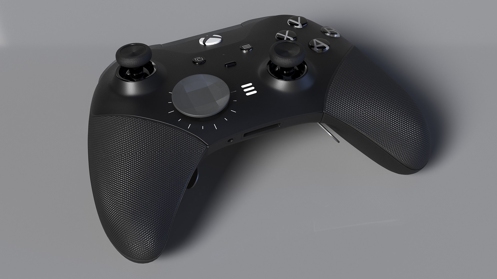 Wireless Gamepad Xbox Elite Series 2 Black 3D - TurboSquid 2099659