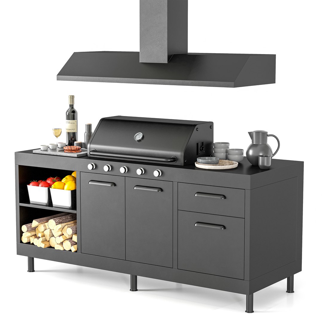 Barbecue 29 3D Model - TurboSquid 2063010