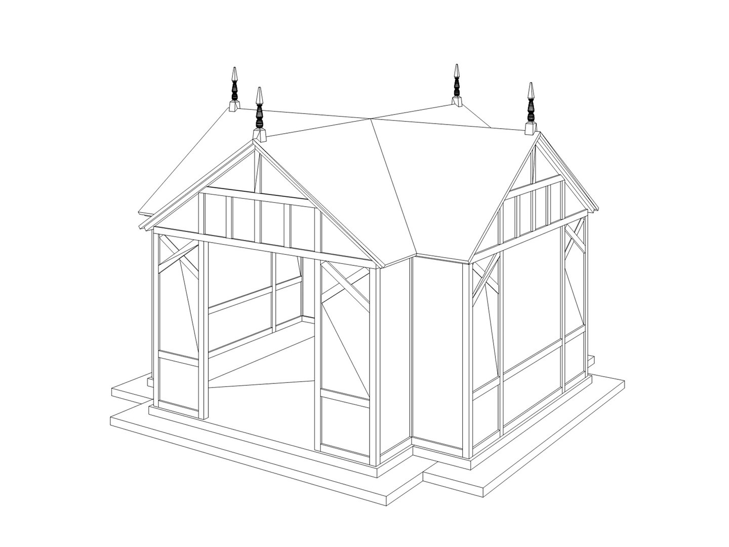 Pavilion Model - TurboSquid 2255229