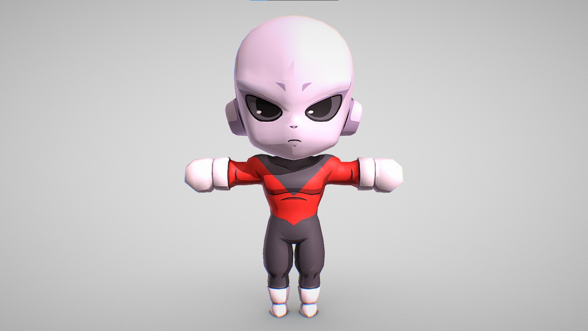 Jiren The Gray - Dragon Ball Super - Dragon Ball Fighter Z 3D Model ...